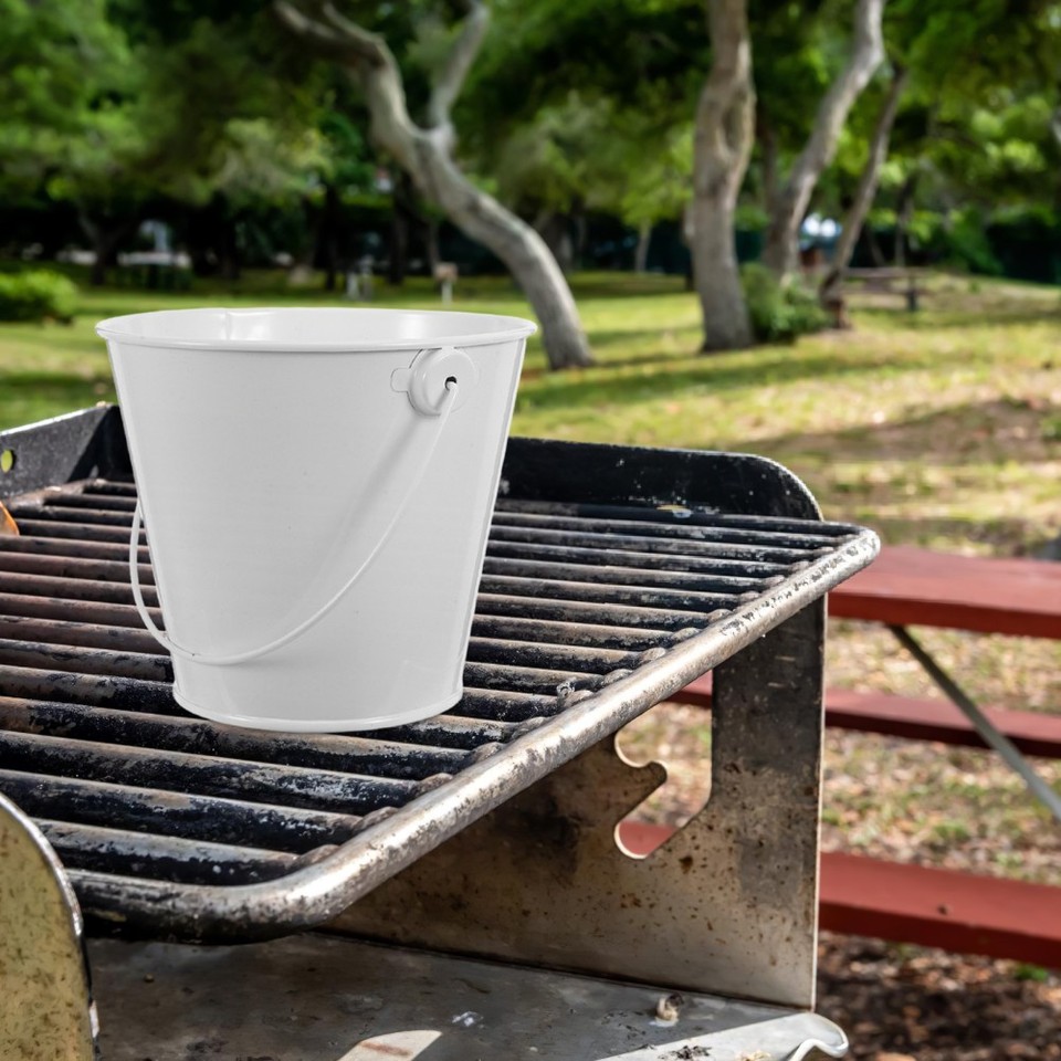 Grease Bucket For Pellet Grill Smokers - Round Barbecue Grease ...