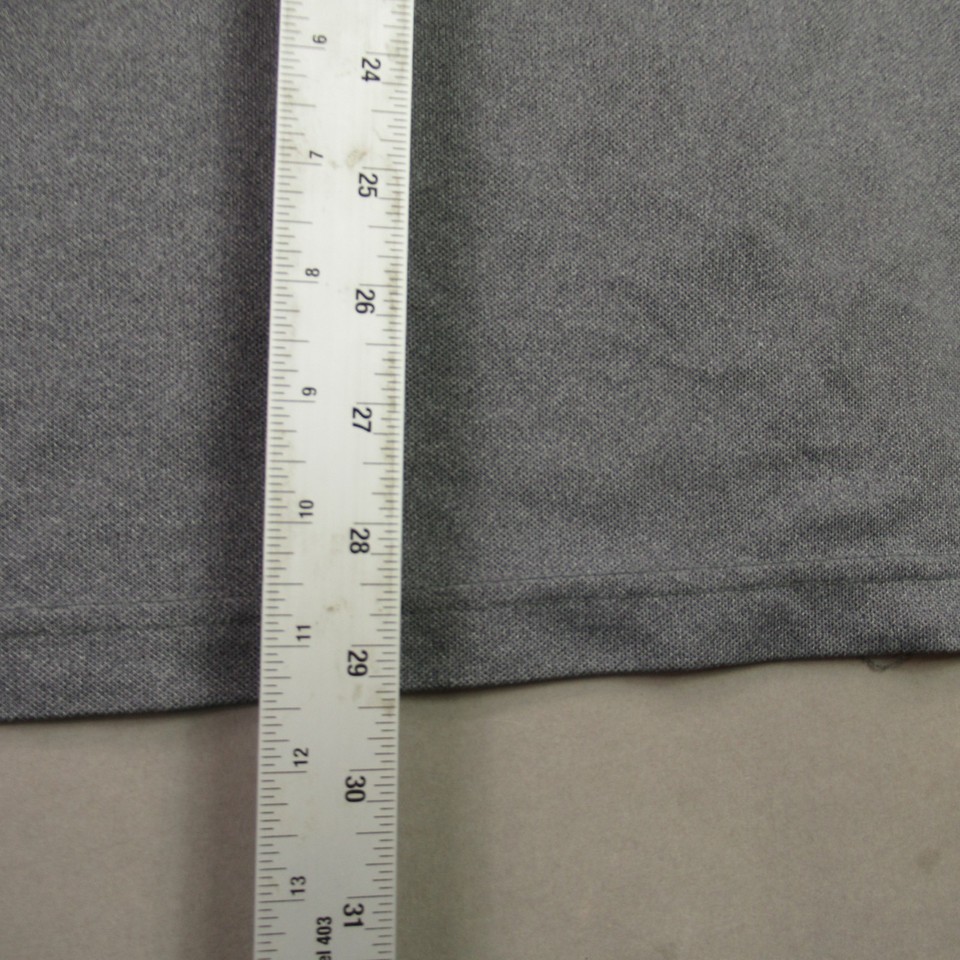 Travis Mathew Shirt Mens Large Short Sleeve Stripes Golf Gray Casual ...