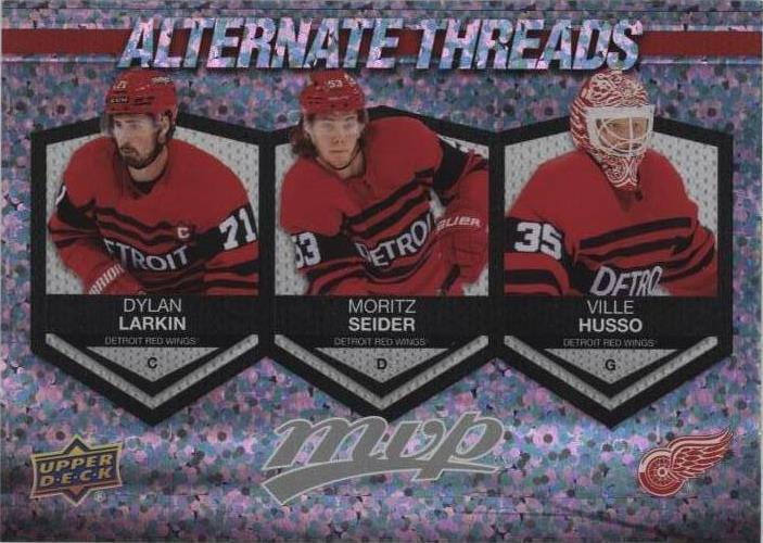 2023-24 Upper Deck MVP - Alternate Threads Dylan Larkin, Moritz Seider ...