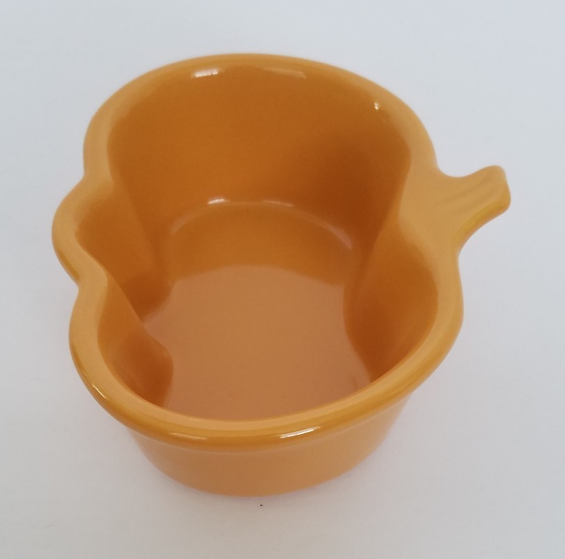 Nantucket Pottery Small Orange Pumpkin-Shaped Nut/Candy/Trinket Dish ...