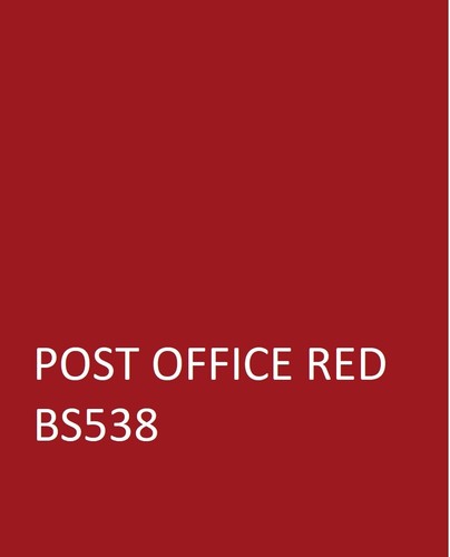 POST OFFICE RED BS538 Agricultural Machinery Equipment Enamel Gloss ...