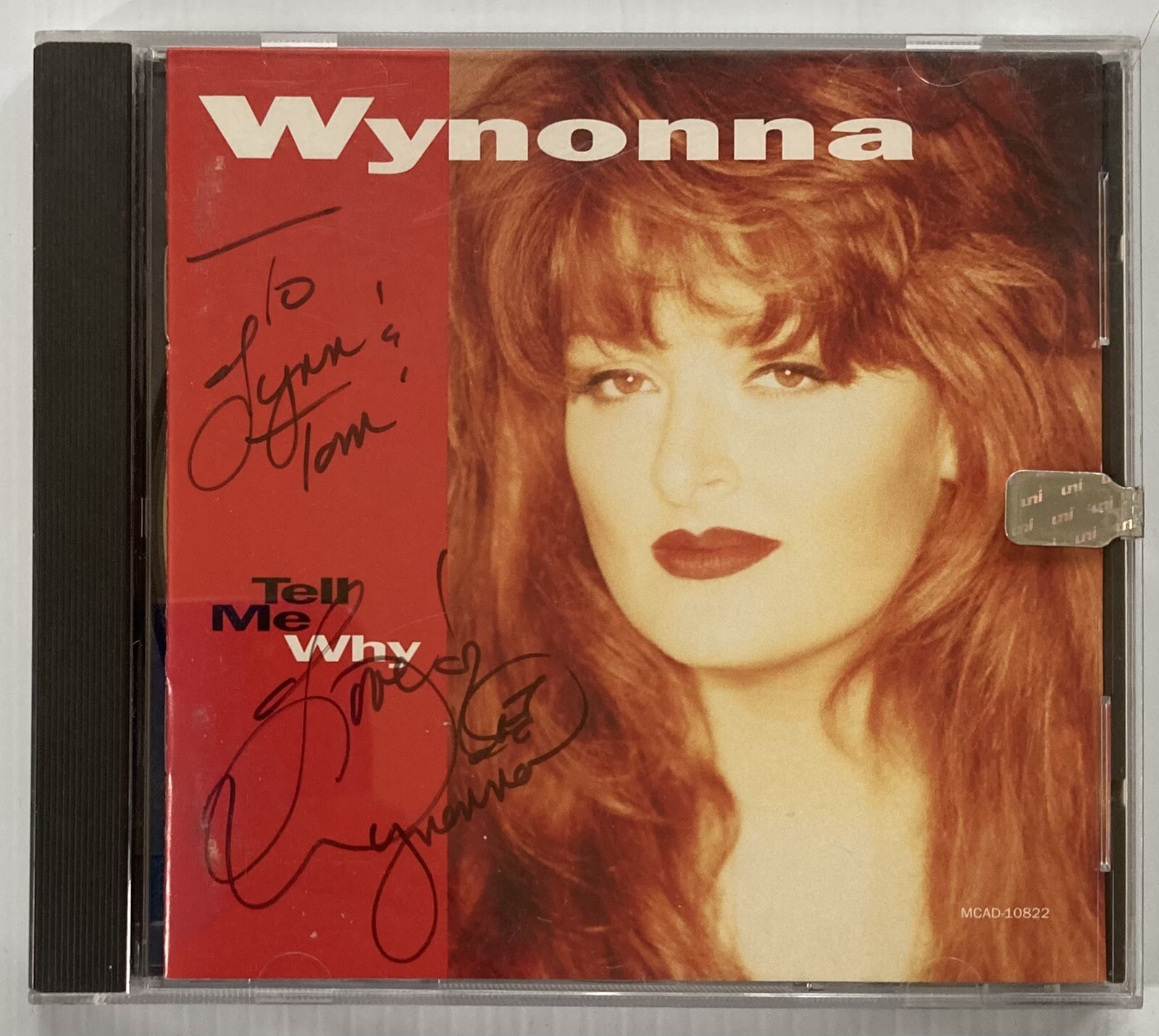 Wynonna Judd Signed Autograph Tell Me Why CD Booklet + CD - JSA - FREE ...