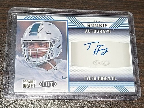 2020 Sage Hit Rookie Auto Tyler Higby Rams NFL | eBay