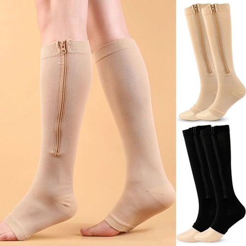 3 Pair Compression Calf Sleeve Running Leg Support Brace Sport Shin ...