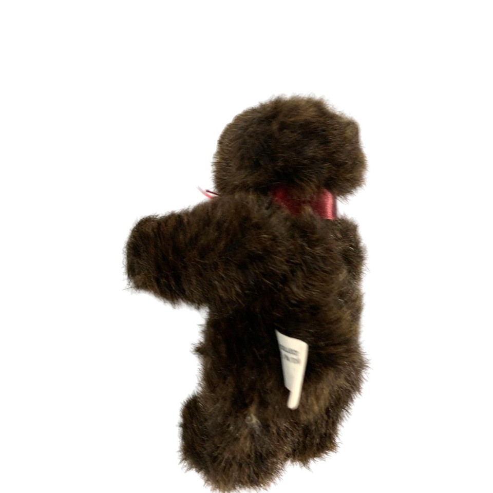 Boyds Bears 6 in Tall mini Small Dark Brown Bear Green Paws Vintage ...