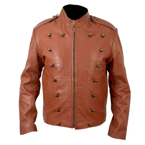 The Rocketeer Billy Campbell Cliff Secord Real Leather Jacket Tan/Brown ...