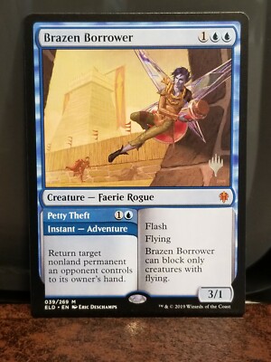 Brazen Borrower - MTG Promo Pack Throne of Eldraine Mythic Rare NM | eBay