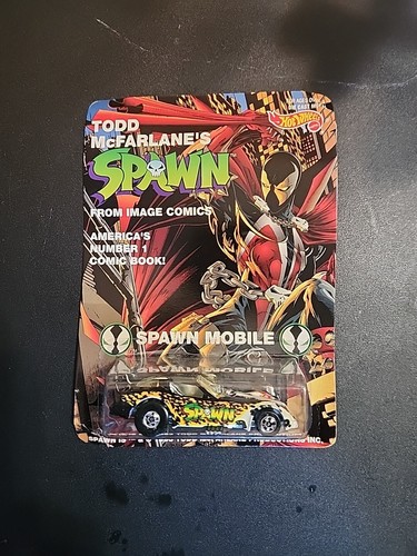 Hot Wheels Spawn Mobile car toy Todd McFarlane, on card | eBay