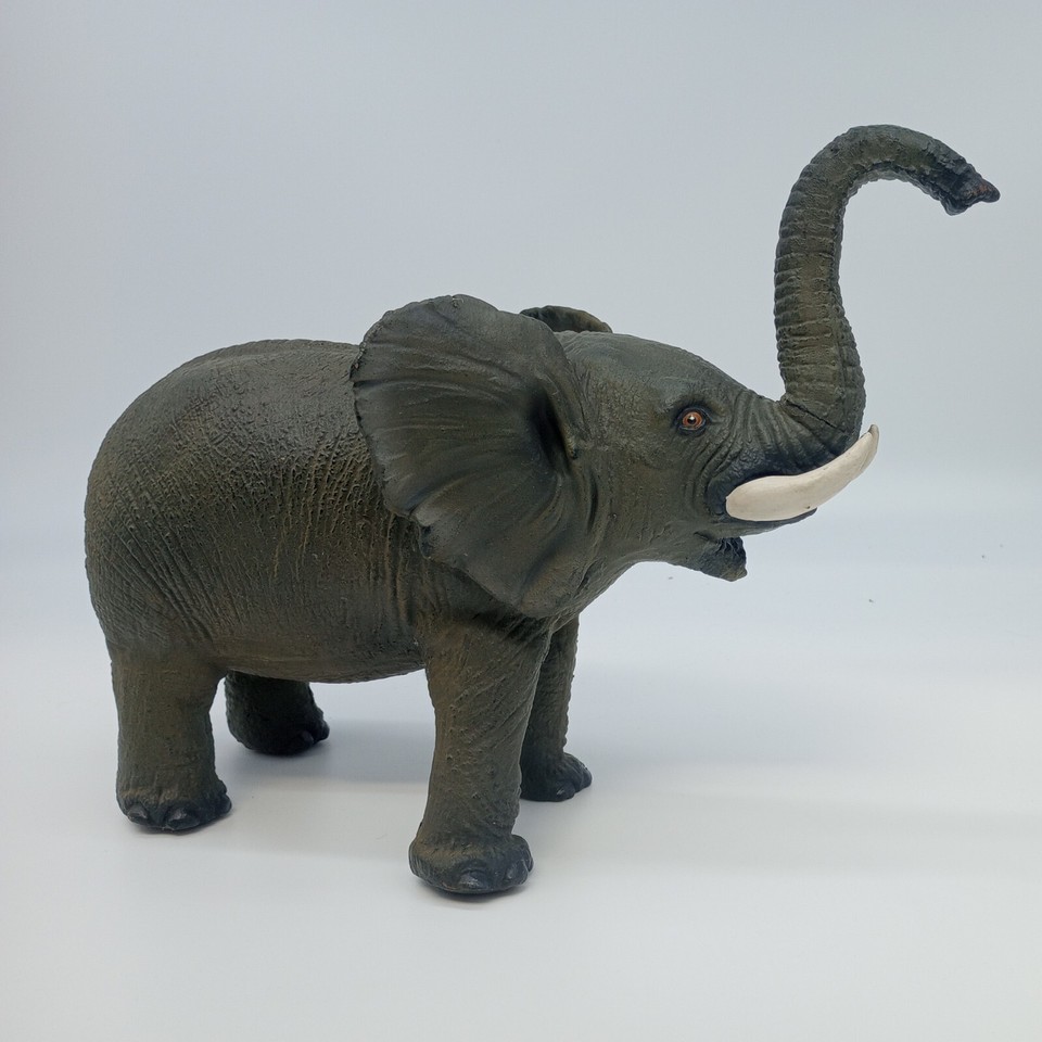 Bullyland African Elephant Toy Scale 1:14 Hand Painted Made in Srilanka ...