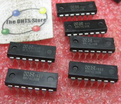 MM74C30N National Semiconductor TTL IC 8 Input NAND Gate 7430 - NOS Qty ...