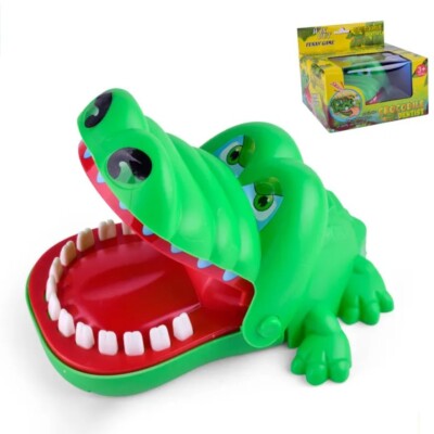 Crocodile Finger Snap Game Funny Biting Hand Dentist Tooth Toy | eBay