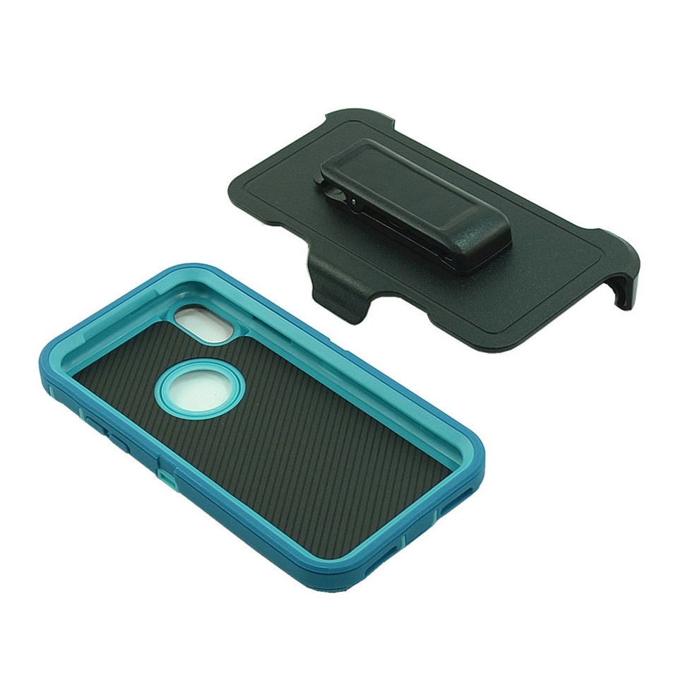 For Apple iPhone XS Defender Case Cover W/Screen&(Clip Fits Otterbox ...