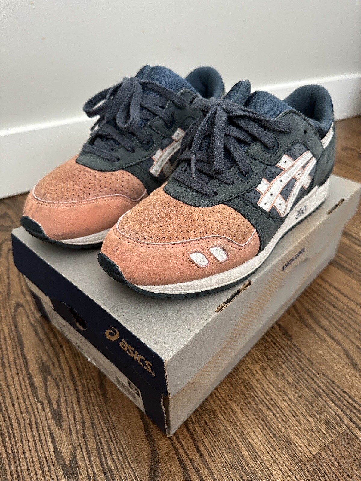 Size 8.5 - ASICS GEL-Lyte III x Ronnie Fieg KITH Salmon Toe 2011 | eBay