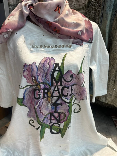 A Rare Bird Amazing Grace Tattered Tee - L/XL NWT | eBay