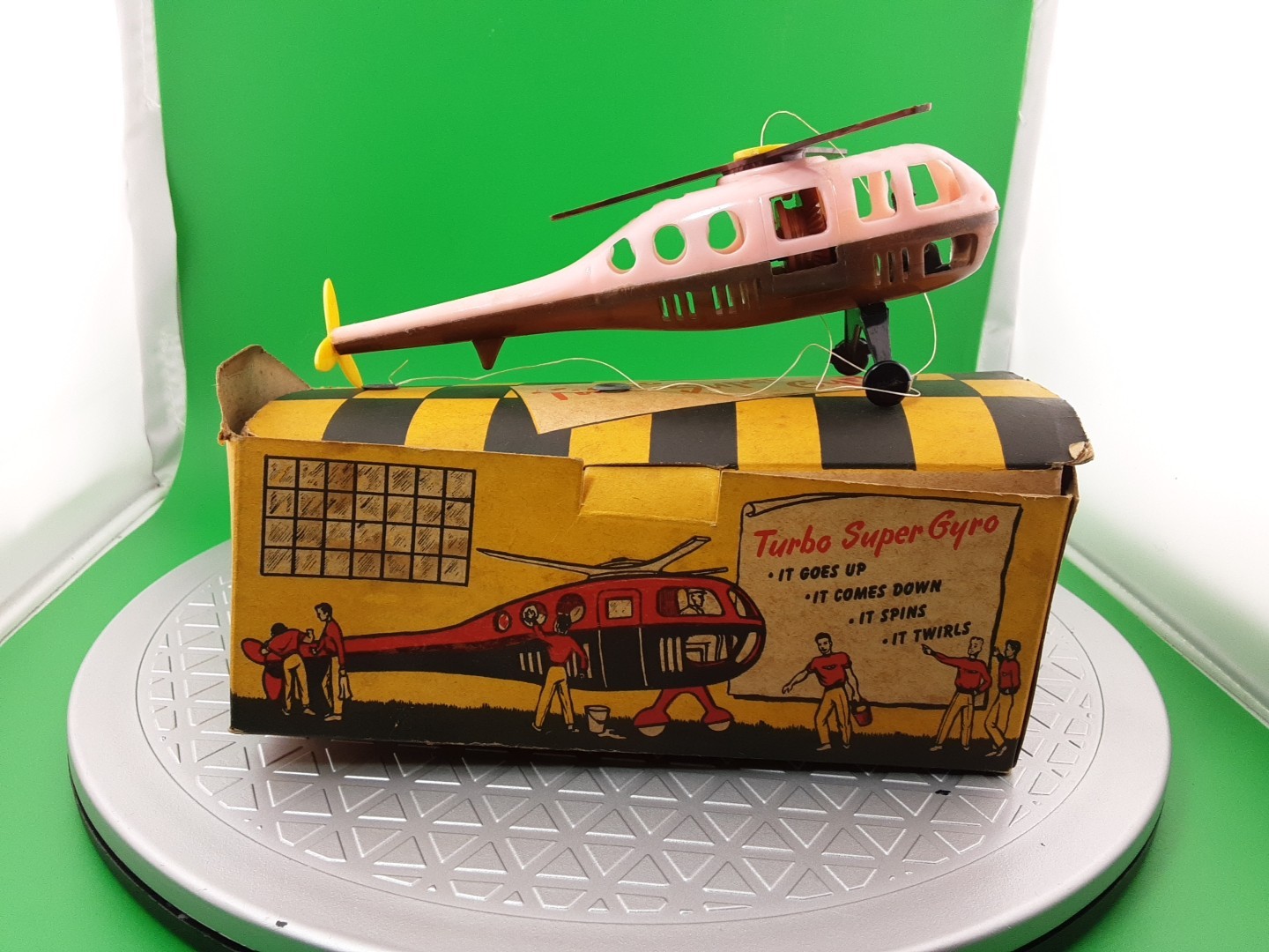 1950s Palmer Plastics Inc. Turbo Super Gyro Vintage Toy Helicopter in ...