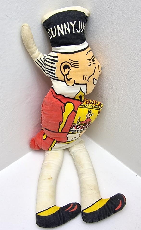 Vintage Sunny Jim Force Wheat Flakes Advertising Cloth Rag Doll Approx ...