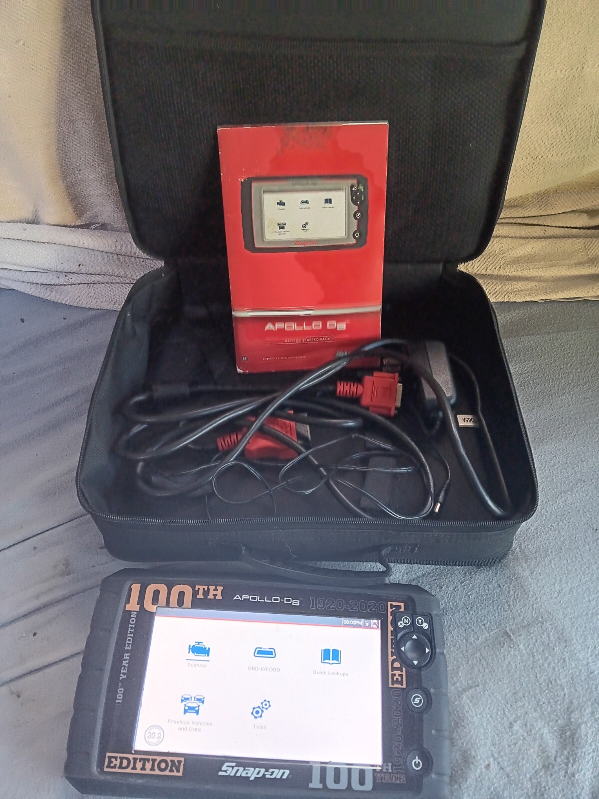 Snap-on APOLLO D8 Diagnostic Scan Tool W/case 100th Year Edition. | eBay