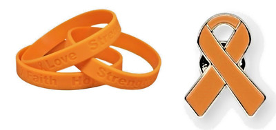 Gun Violence Awareness Silicone Bracelet & Enamel Pin - 2 High Quality ...