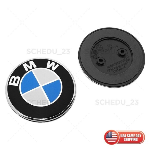 BMW 528i 535i 550i 640i 650i F10 F06 F07 Front Hood Logo Emblem Roundel ...