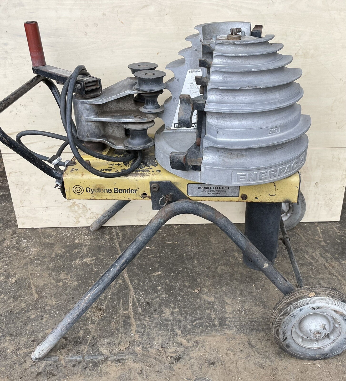ENERPAC B2000 CYCLONE PIPE BENDER 1/2" TO 2" 115V 60HZ 15 AMPS 1PH | eBay