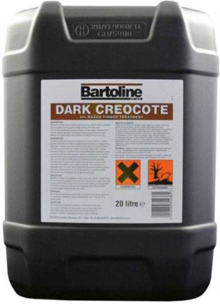 Creosote Substitute Bartoline Dark Brown Creocote Oil Based Timber ...