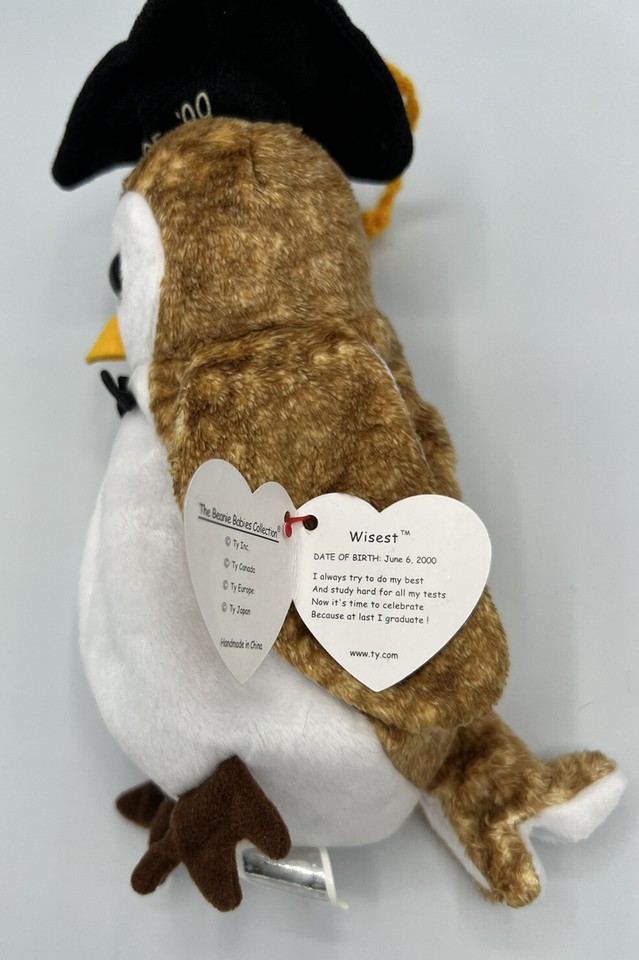 Ty Beanie Babies Lot - Graduation Owls Class of 1997 1999 2000 2001 ...