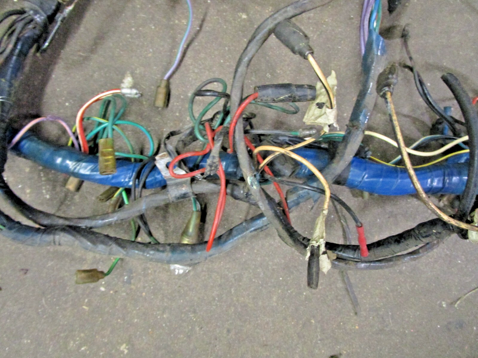 MG MGB Dash Wiring Harness with Sockets Plugs to Firewall 1969-1971 | eBay