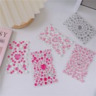 1 Sheet Acrylic Heart Shape 3D Sticker Handbook Decor Photo Album ...