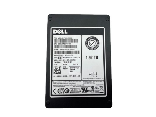 1.92TB SAS 086DD PM1633a 2.5 12Gbps SSD Solid State Drive #WD6 | eBay.de