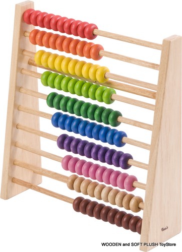 NEW wooden educational ABACUS 100 BEADS MATHS MATHEMATICAL LEARNING ...