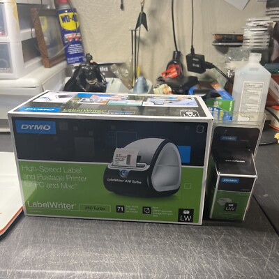 Dymo LabelWriter 450 Turbo Thermal Label Printer - 1752265 With Dymo ...