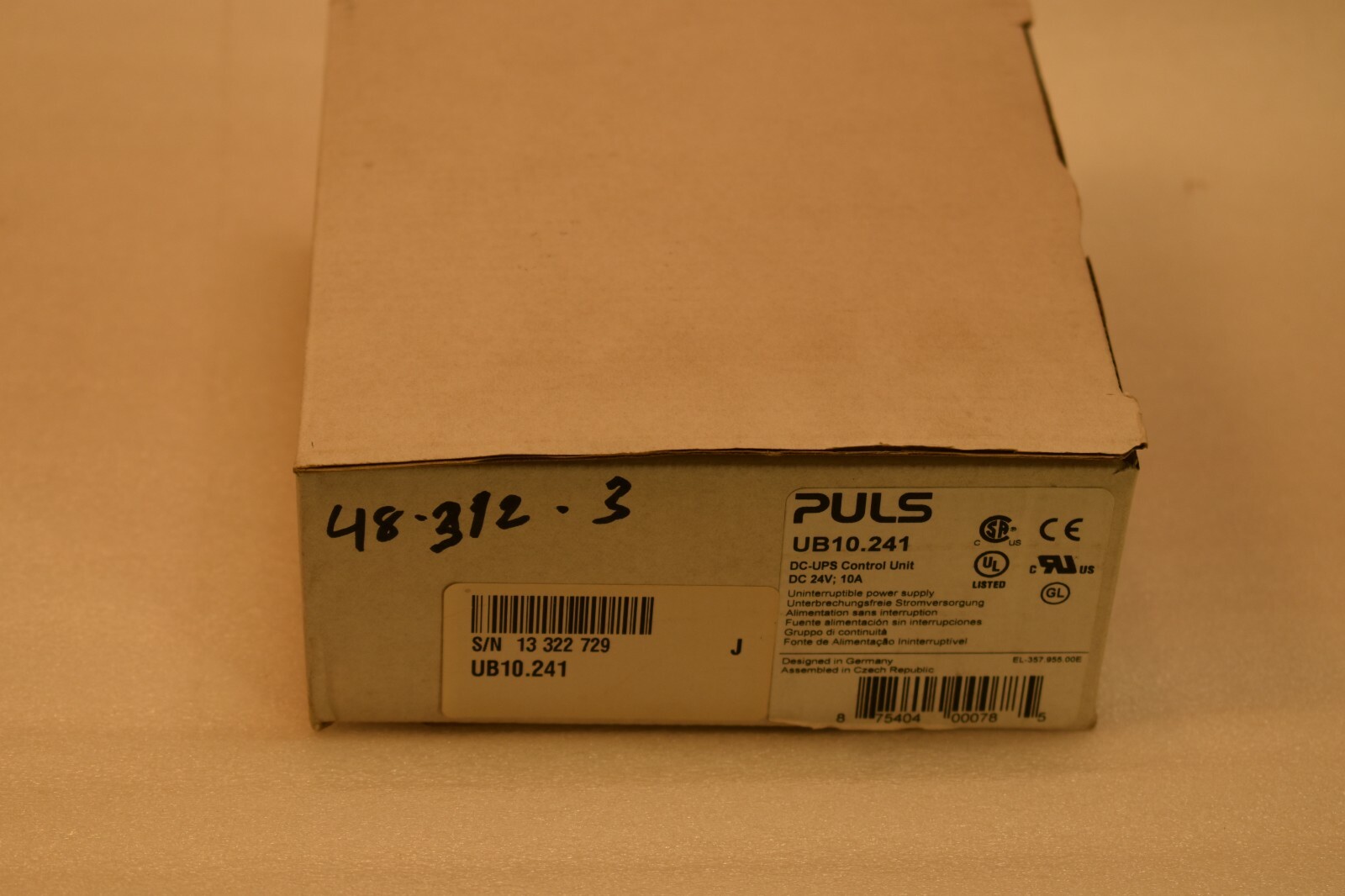 UPS, Controller, 24VDC In, 12-24VDC Out, 360VA Load (Puls: UB10.241) | eBay