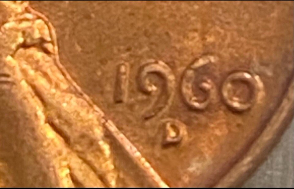 1960 D Small Date Lincoln Penny. Circulated, Ungraded US Coin. Very ...