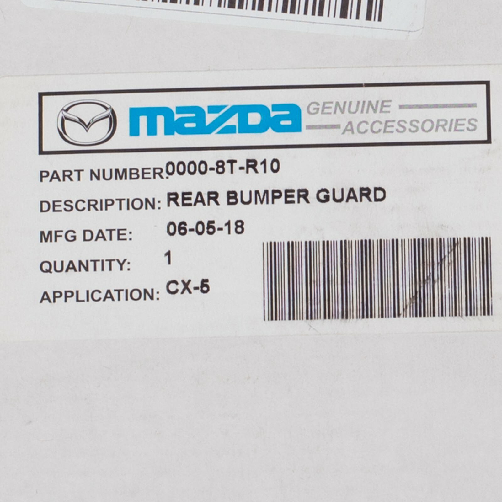 Rear Bumper Guard Mazda Cx5 OEM 0000-8t-r10 for sale online | eBay