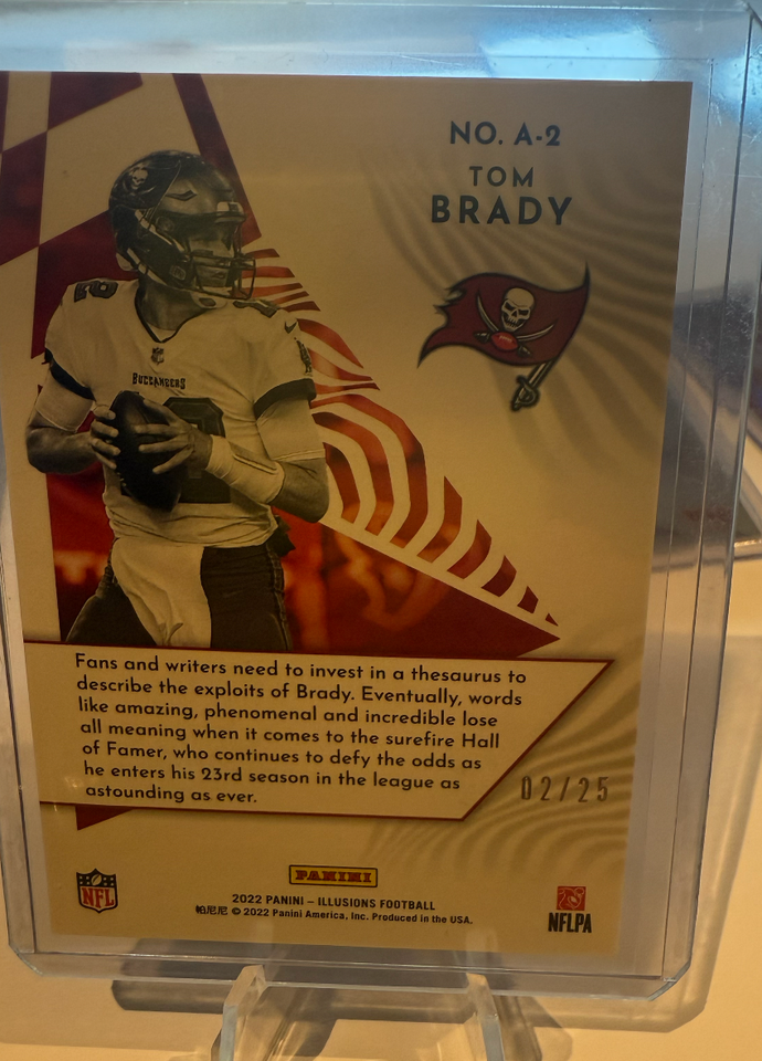 22x Panini NFL Card Lot – Brady /25 Final Season, RPA, Autos, Low ...