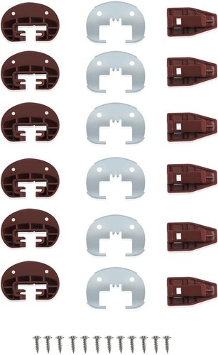 6Set Drawer Slides for kenlin Rite-Trak II Replacement 168 Track Guides ...