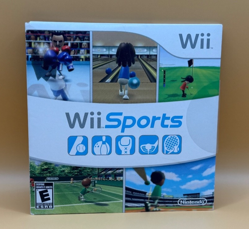 Wii Sports (Nintendo Wii) CIB- Slip Case, Manual, Game Disc - Tested ...