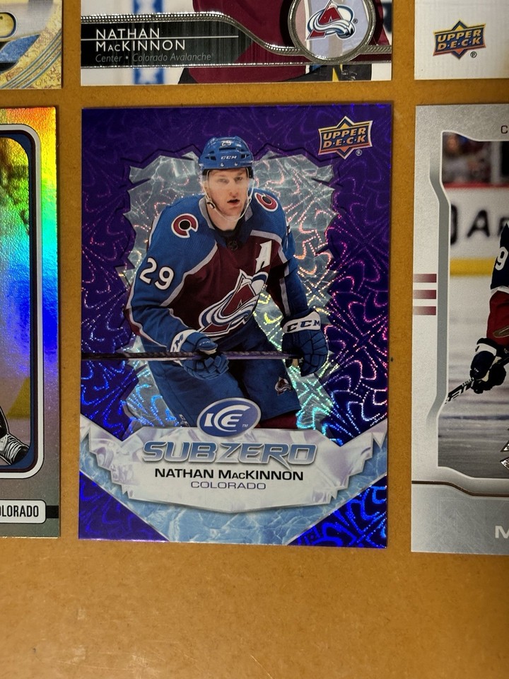 Nathan MacKinnon UD 2nd Year Colorado Avalanche NM-MT Ice Subzero ...