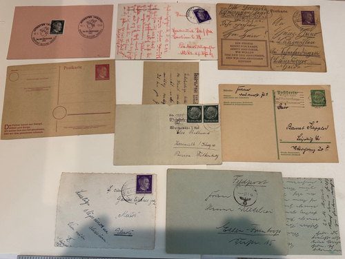 RARE - 10 Original Personal Letters - Nazi Germany - 1941-1945 ...