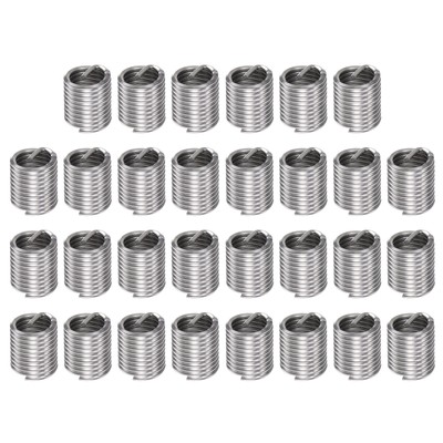30pcs 7/16-14 UNC 2D 22.2mm 304 Stainless Steel Helical Wire Threaded Inserts | eBay