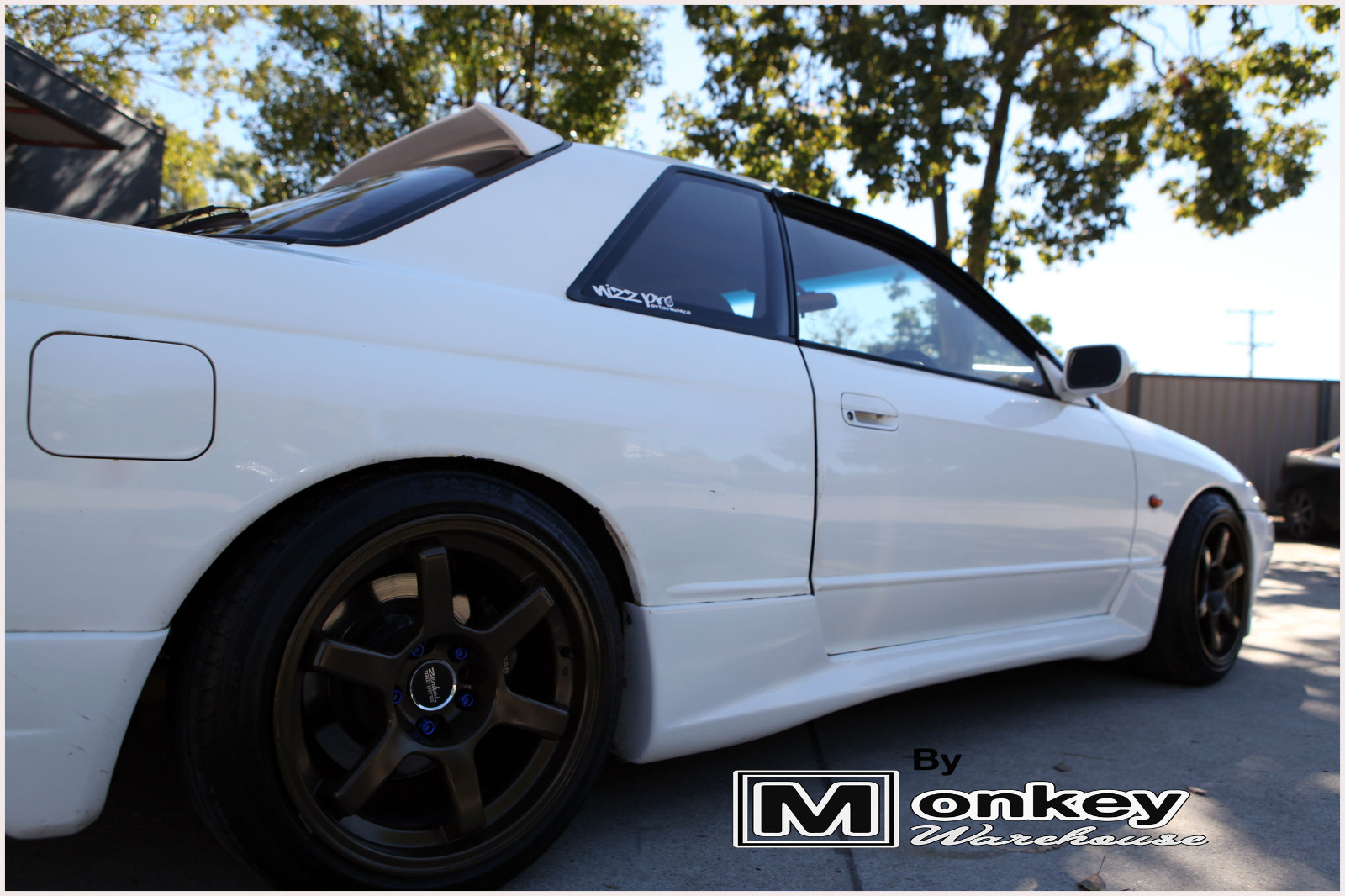 R32 D-Max Rear Roof Drift Wing Spoiler For Nissan Skyline R32 Coupe ...