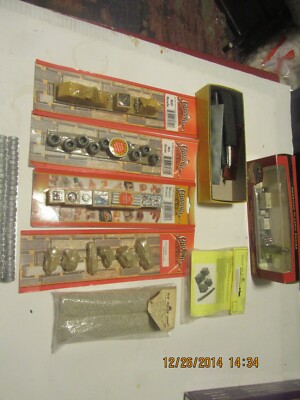 A collection of HO scale rolling stock loads. Chooch enterprises, Ertl ...