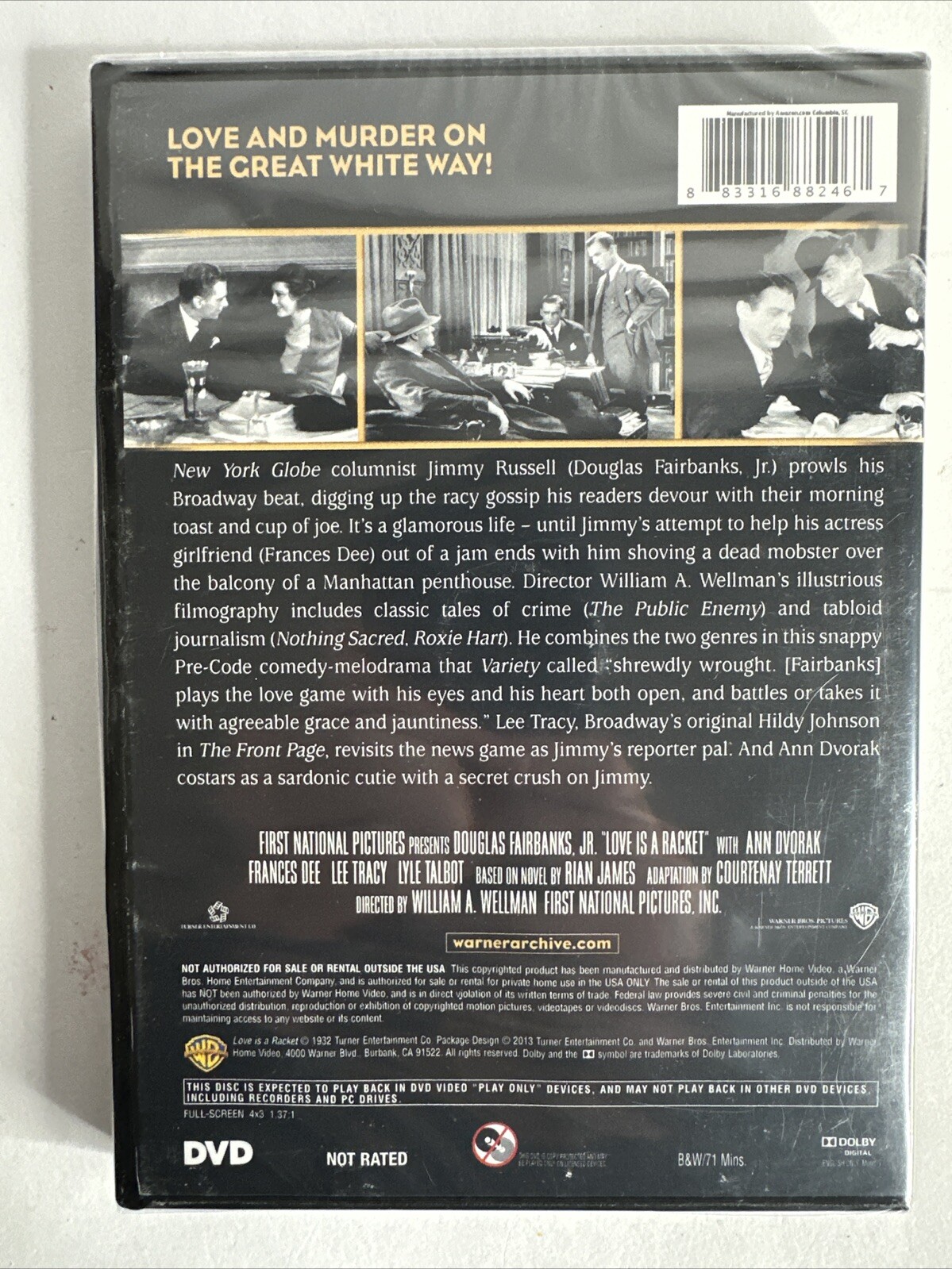 Love Is a Racket (DVD, 1932) for sale online | eBay