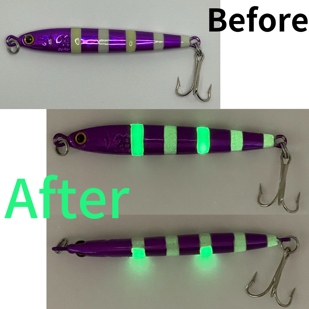 Glow in the Dark UV Resin LUMINEXUS Angler Fishing Lure DIY Light ...