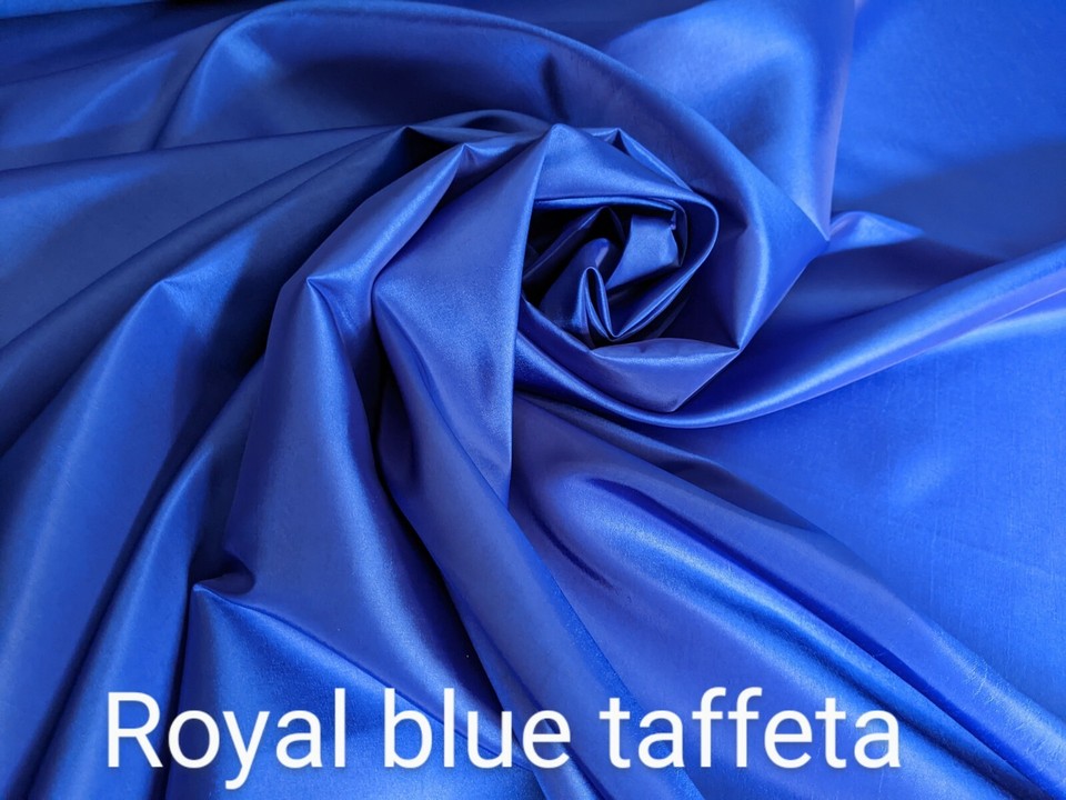 Taffeta by yard in 40 colors to choose, 59" wide, medium weight for ...