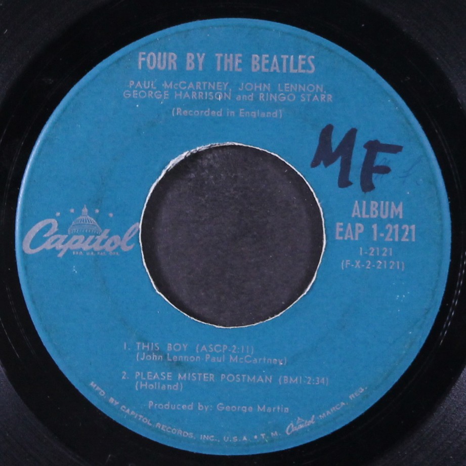 BEATLES: four by the beatles CAPITOL 7" Single 45 RPM | eBay