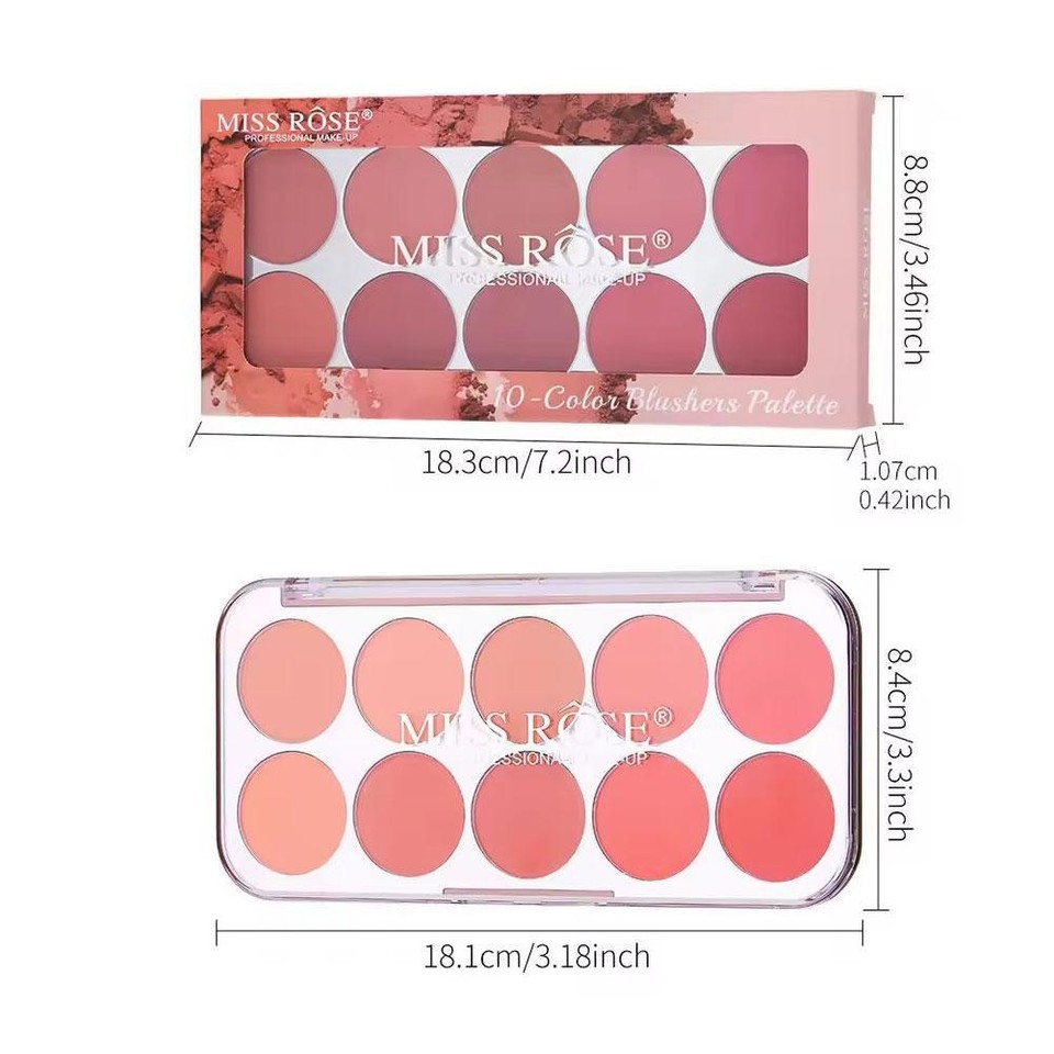 MISSROSE MultiColored Blush Palette Natural Matte Blush↑ | eBay