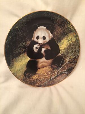 The Panda By Will Nelson - Bradex Collector Plate:The Endangered ...