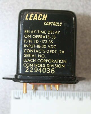 LEACH RELAY P/N TD-173-3S 2294036 | eBay
