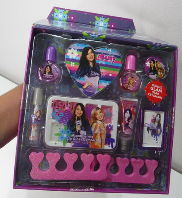 Nickelodeon iCarly & Sam Cosmetic Makeup Set Kit Lip Gloss Nail Polish ...
